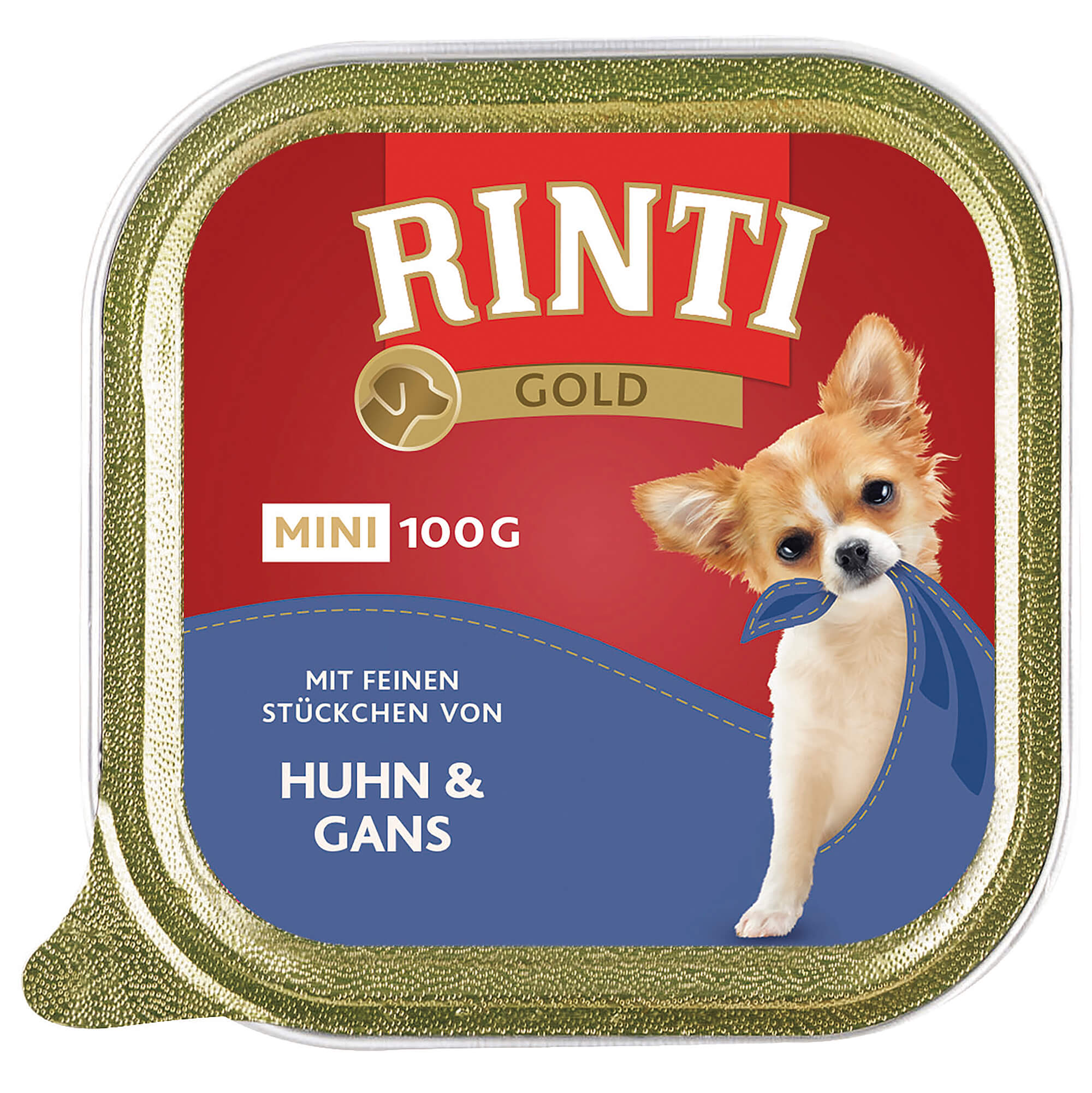 Rinti Gold Mini Huhn und Gans Nassfutter für Hunde – kiwika